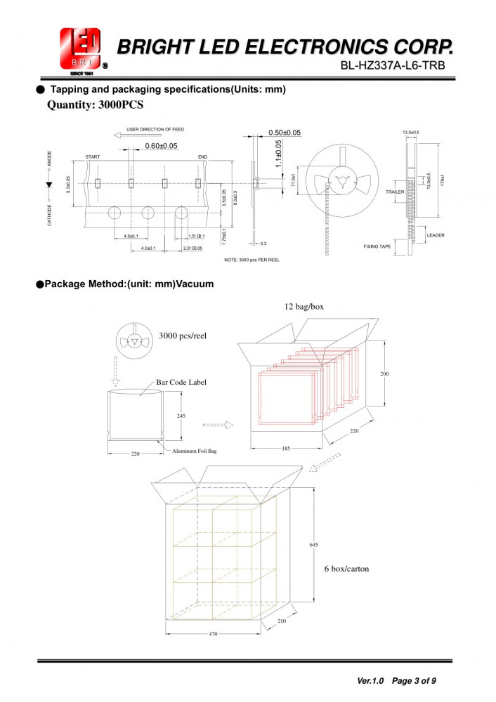 BL-HZ337A-L6-TRB datasheet page 3