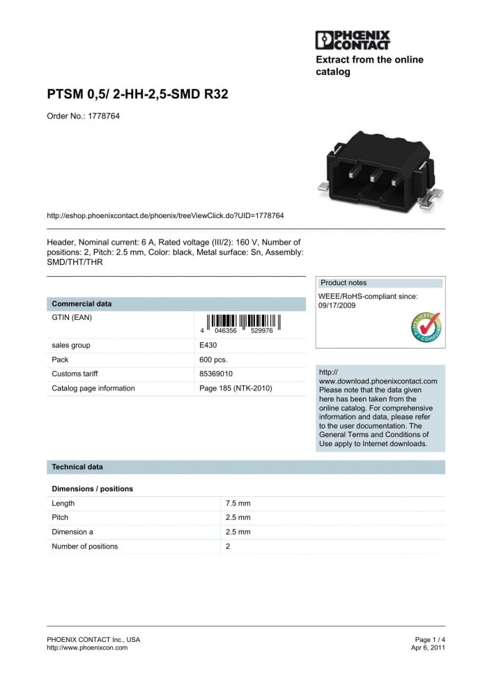 1778764 technical document page 1