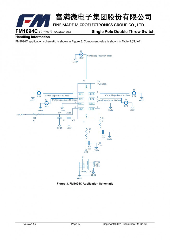 FM1694C datasheet page 5