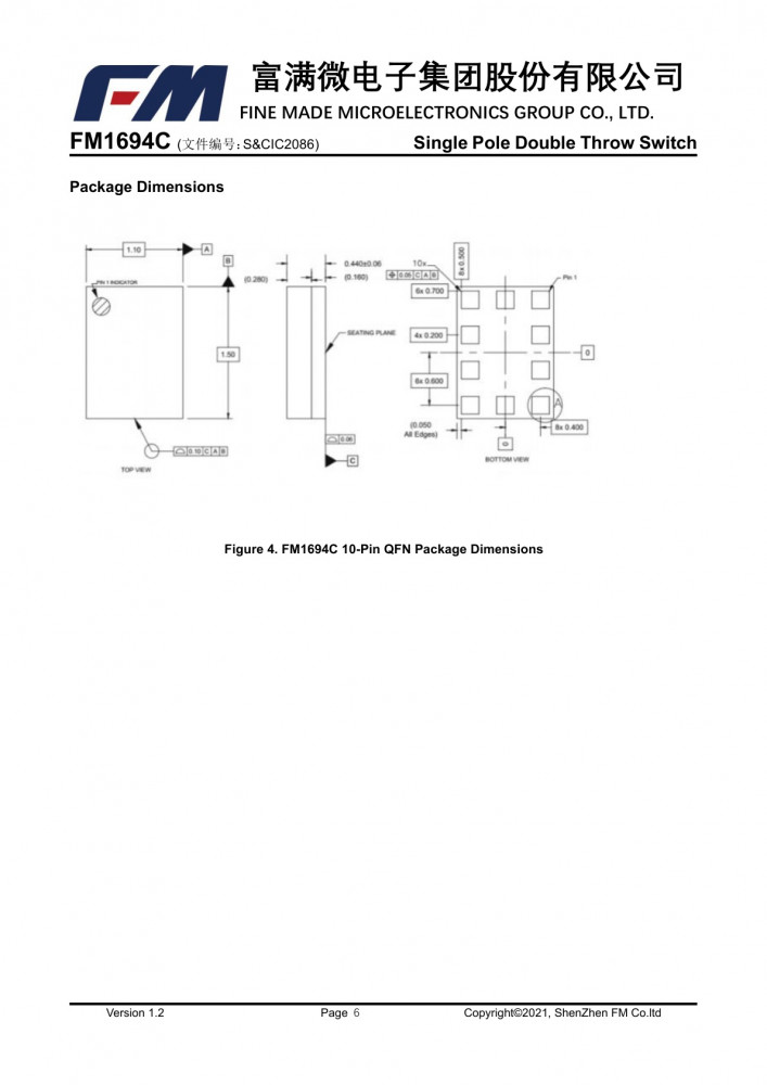 FM1694C datasheet page 6