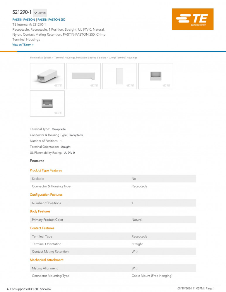 521290-1 technical document page 1
