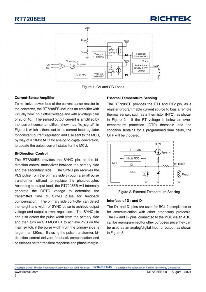 RT7208EB datasheet page 6