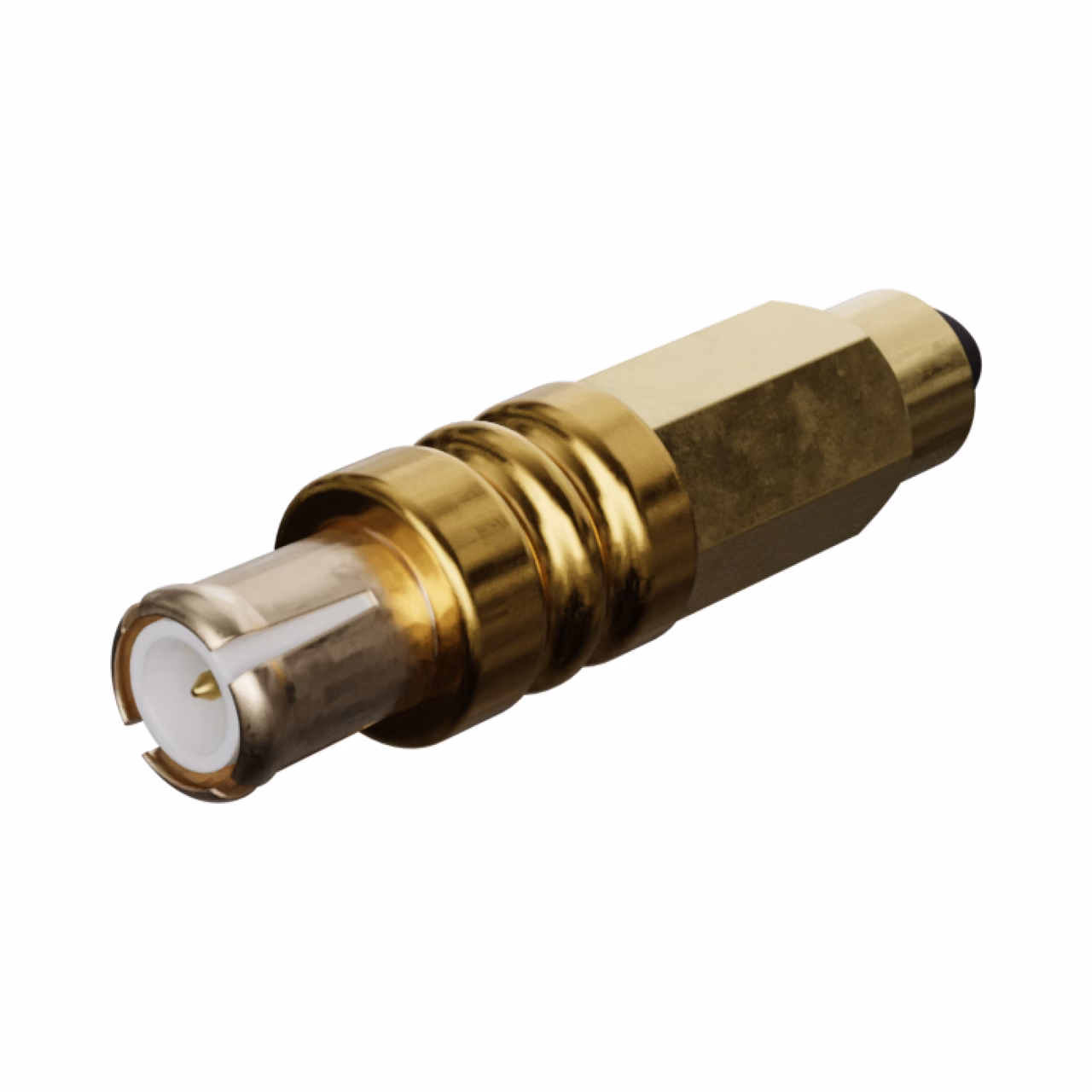 MCX Plug, Straight, Crimp, RG-174, RG-188 and RG-316 Cable, Die Cast Body, Gold (Au) Plated, Small Tray, 50 Ohms for sale