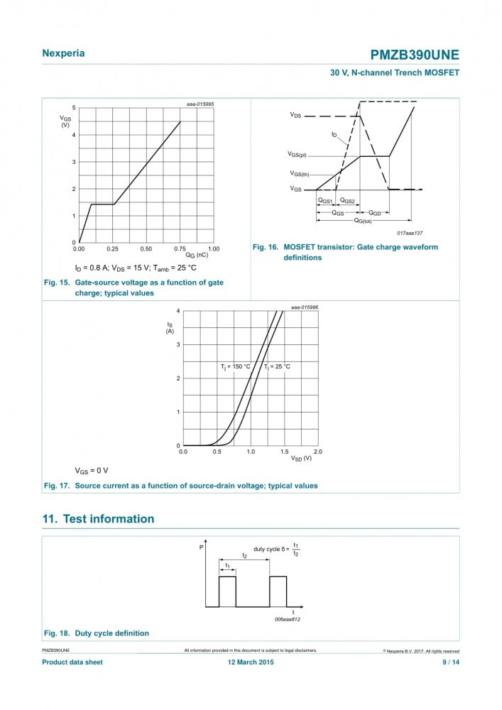 PMZB390UNEYL datasheet page 9