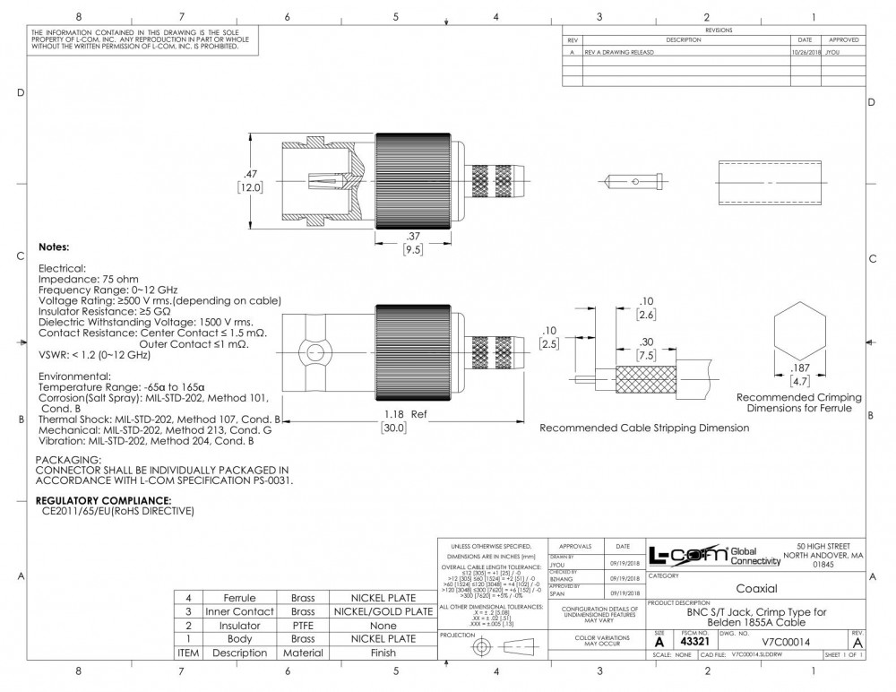 L-com V7C00014 technical document preview