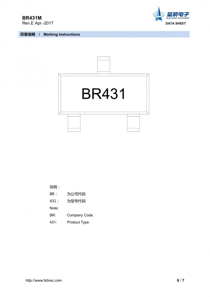 BR431M datasheet page 6