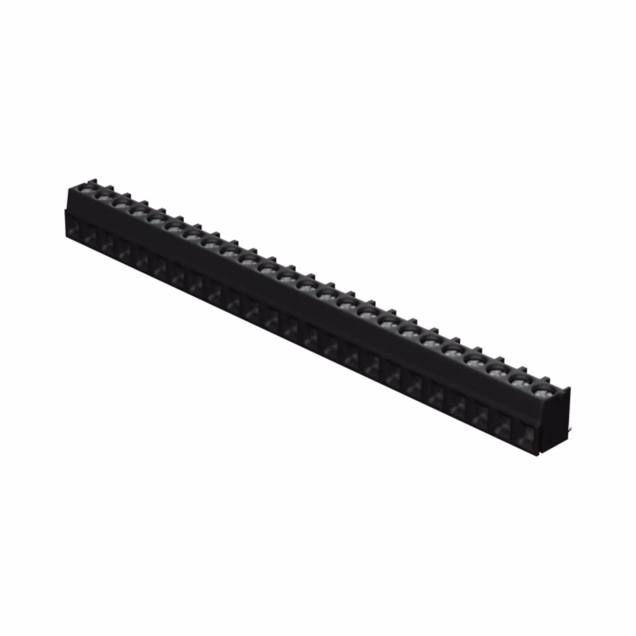 5.00mm Pitch Eurostyle Horizontal Fixed Mount PCB Terminal Block, 24 Circuits for sale