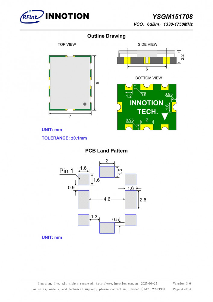 YSGM151708 technical document page 4