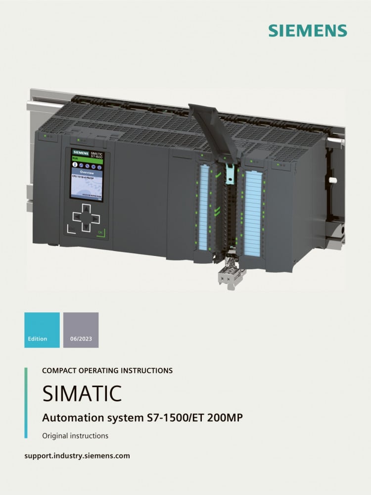 SIMATIC compact operating instructions page 1