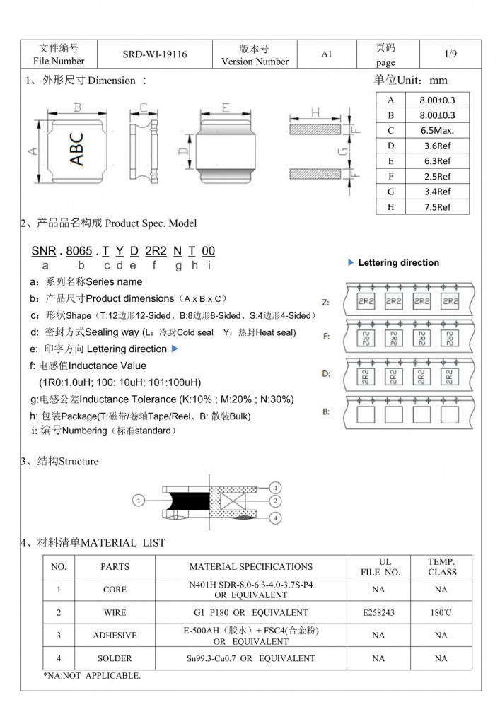SOREDE specification page 3