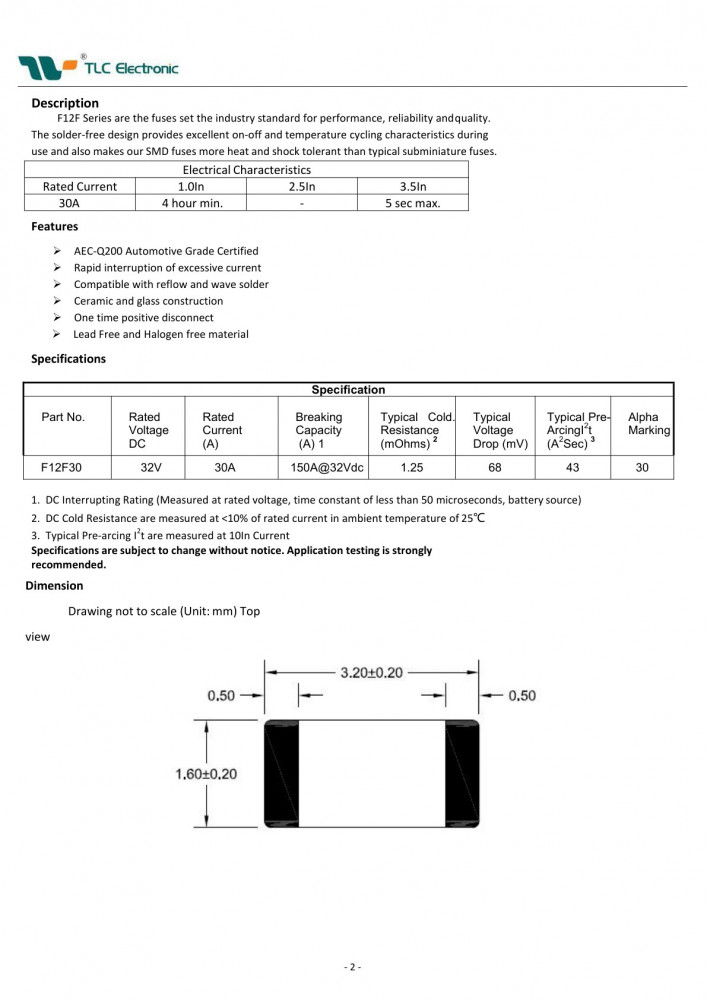 F12F30 datasheet page 2