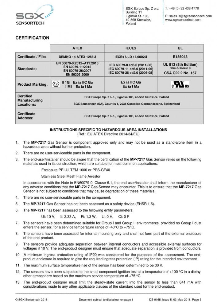 MP7217 datasheet page 3