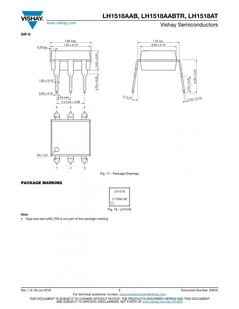 LH1518AAB datasheet page 7