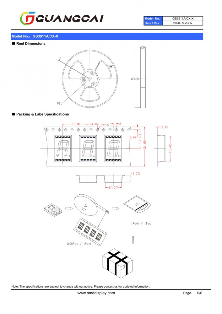 GS3911AG-G datasheet page 6