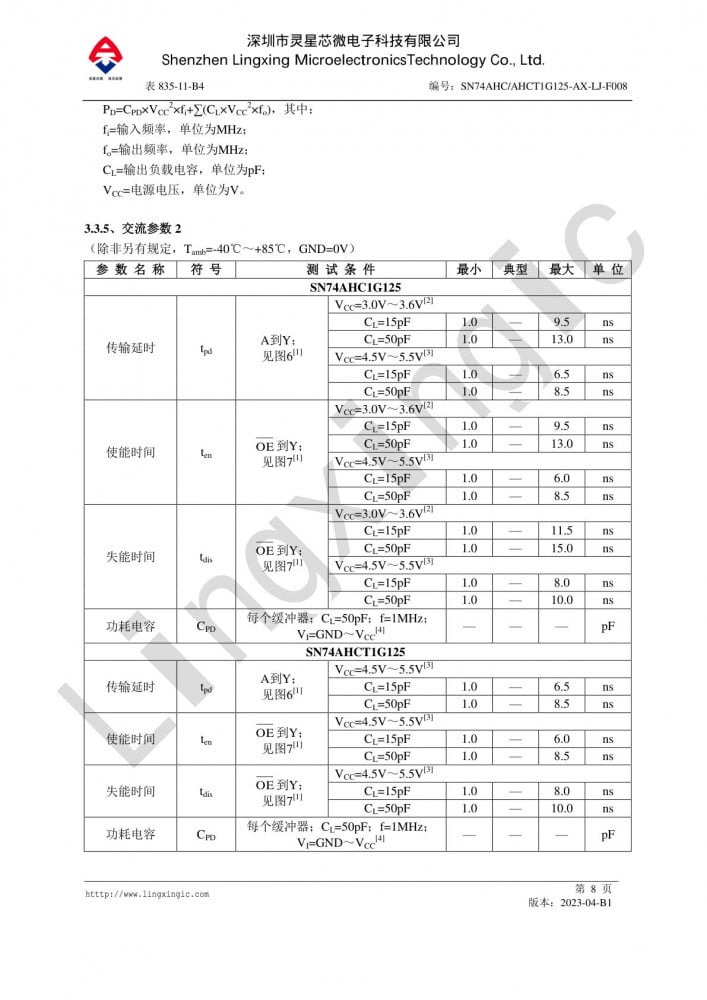 SN74AHC1G125DB(LX) datasheet page 10