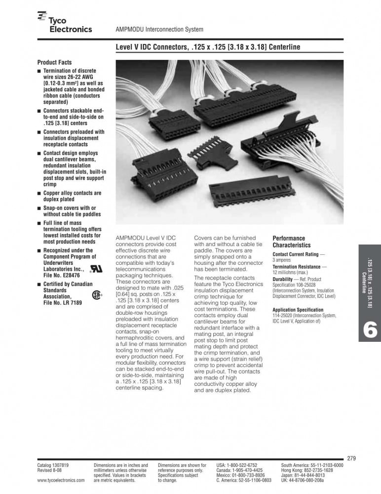 TE Connectivity Level V IDC document page 1