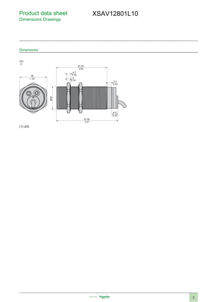 XSAV12801L10 technical document page 3