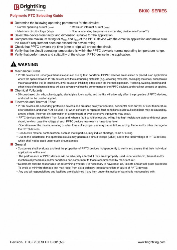 BK60-375-DZ datasheet page 4