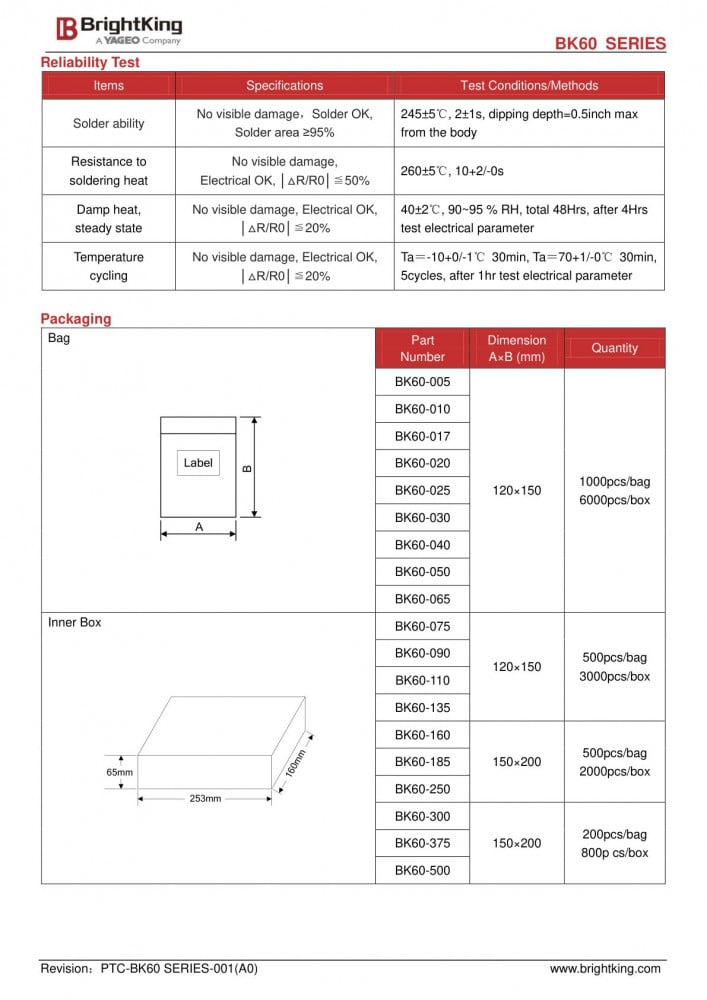 BK60-375-DZ datasheet page 8