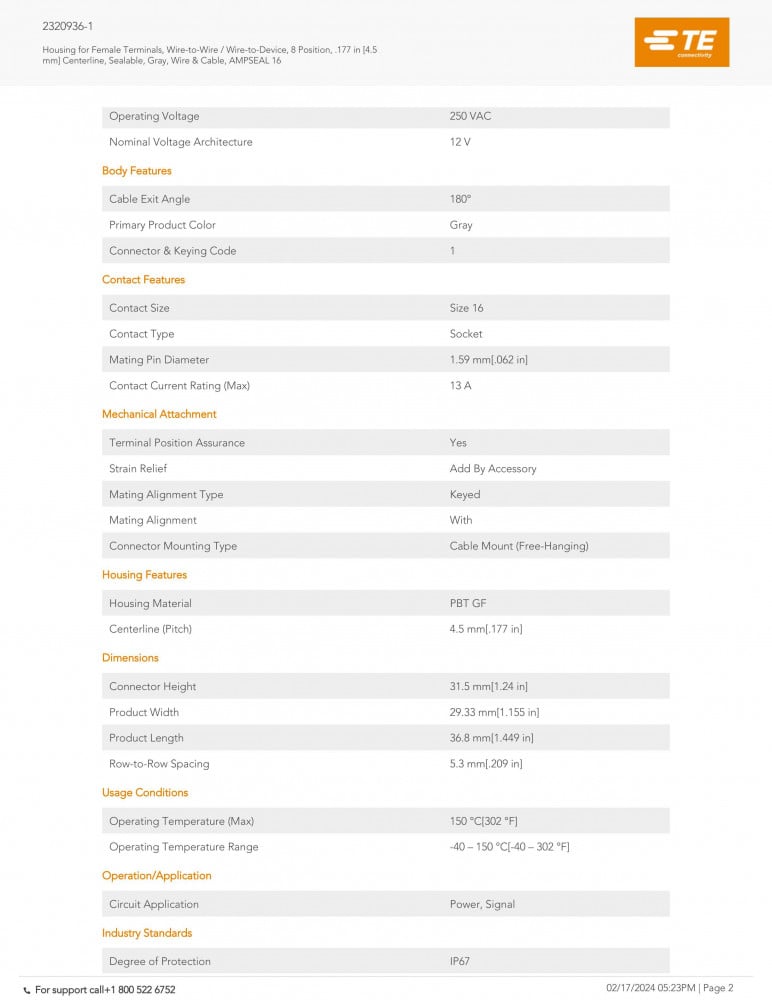 2320936-1 technical document page 2