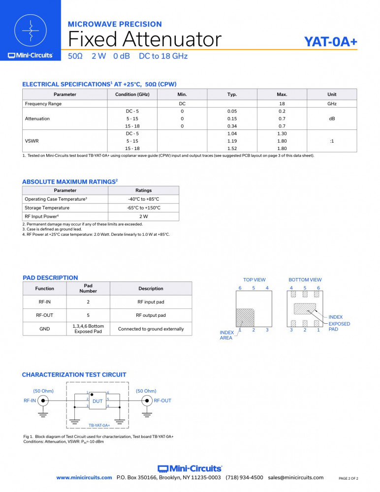 YAT-0A+ technical document page 2