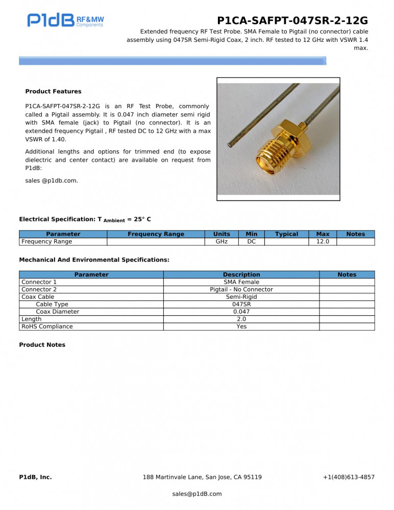 P1CA-SAFPT-047SR-2-12G product document image