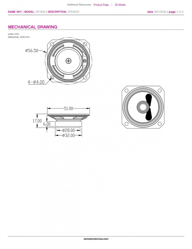 GF0506 technical document page 2