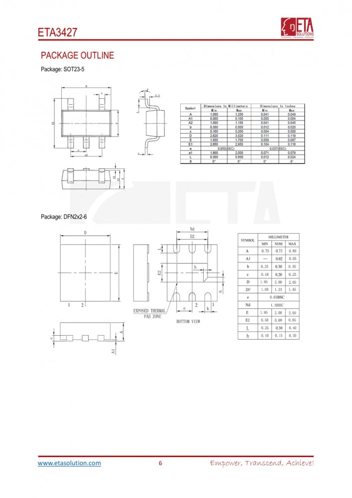 ETA3427 datasheet page 6