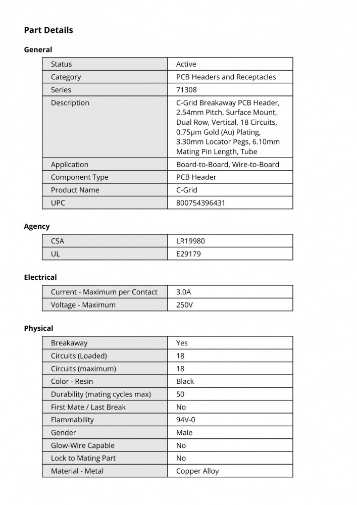MOLEX 15911183 technical document image 2
