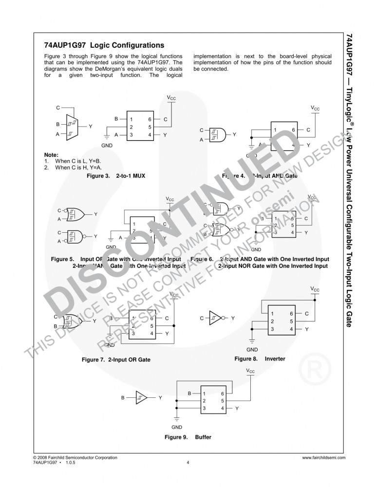 74AUP1G97 datasheet page 4