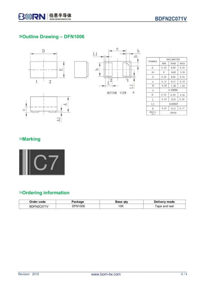 BDFN2C071V datasheet page 4