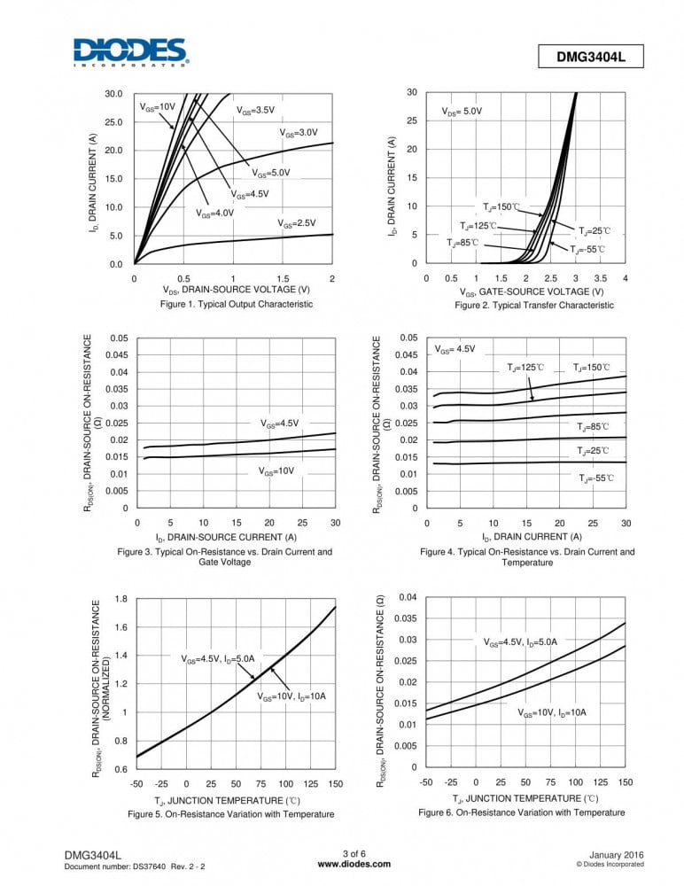 DMG3404L-7 datasheet page 3