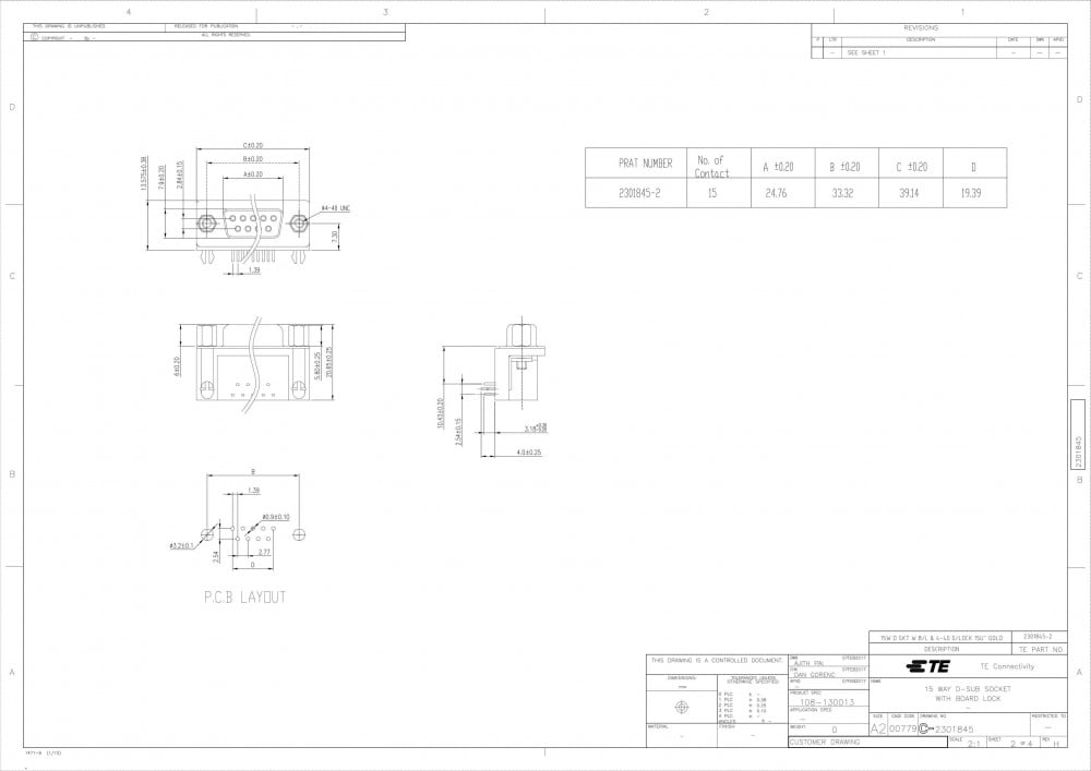 TE Connectivity 2301845-1 drawing page 2