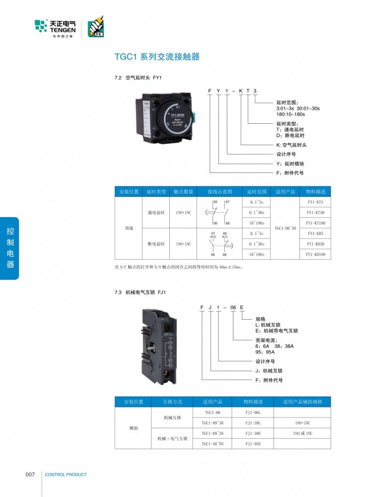TGC1 series datasheet page 7