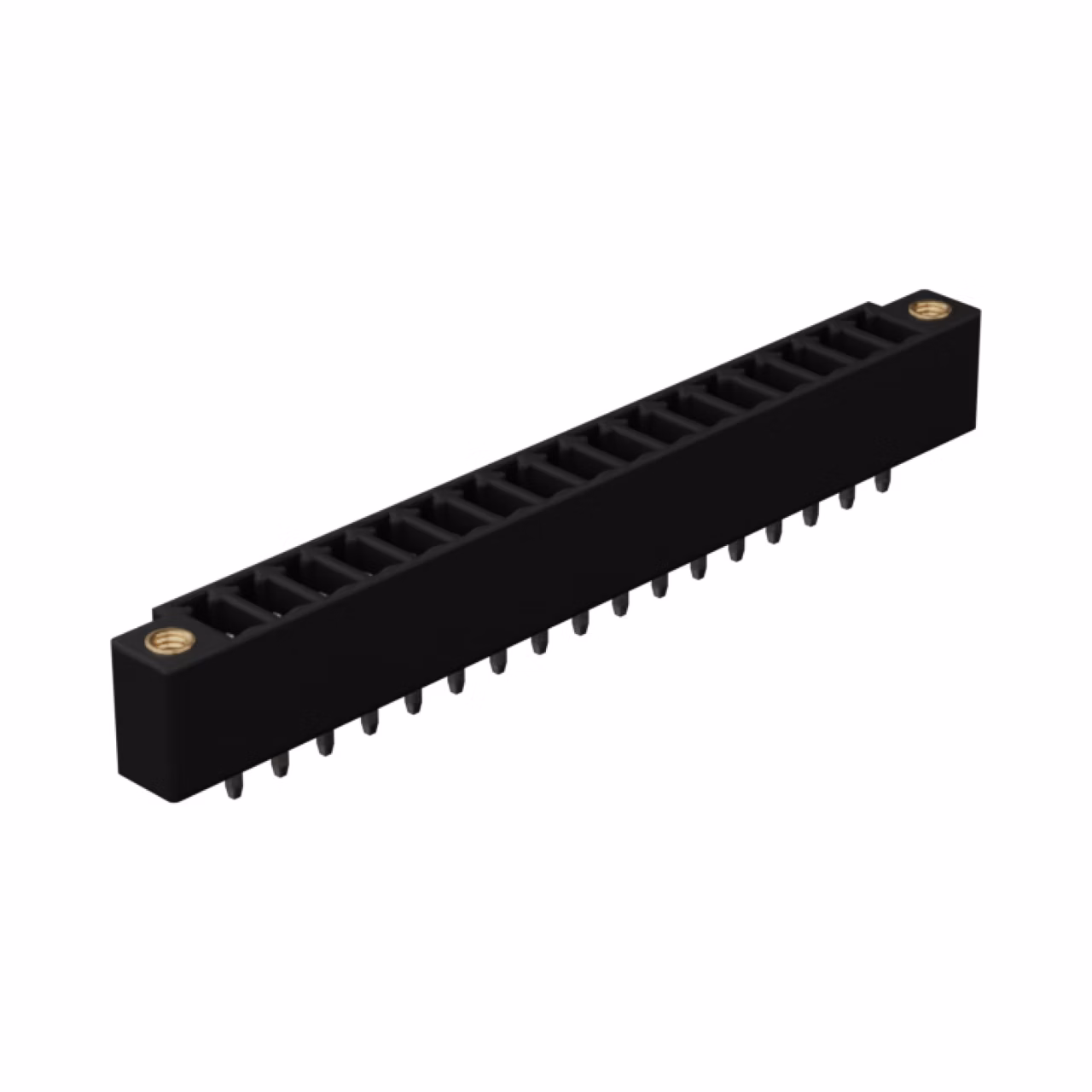 3.81mm Pitch Eurostyle Vertical PCB Header, with Threaded Retention Inserts, 17 Circuits for sale