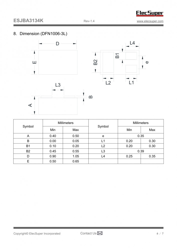 ESJBA3134K datasheet page 6