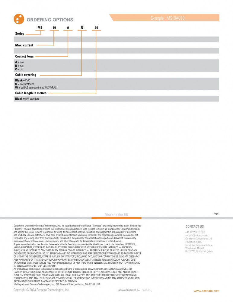 MS10C technical document page 3