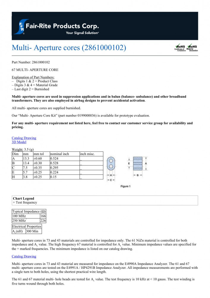 2861000102 catalog document image, page 1