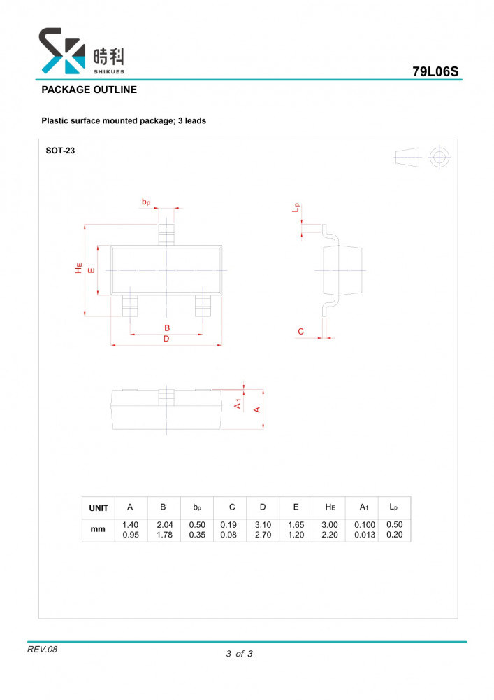 79L06S datasheet page 3