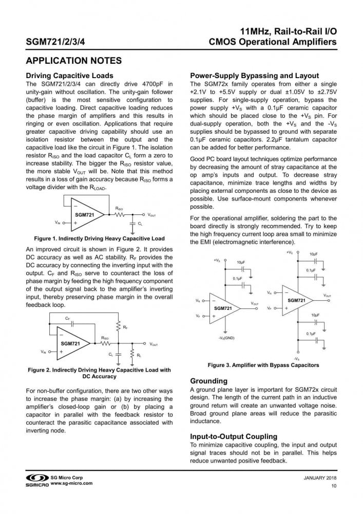 SGM722XS/TR datasheet page 10