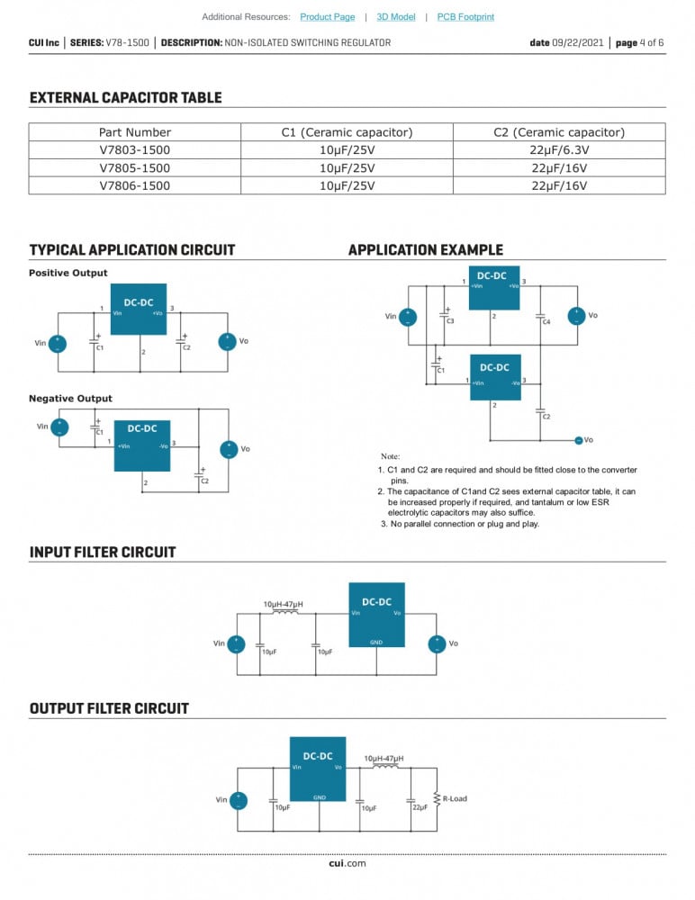 V7803-1500R datasheet page 4