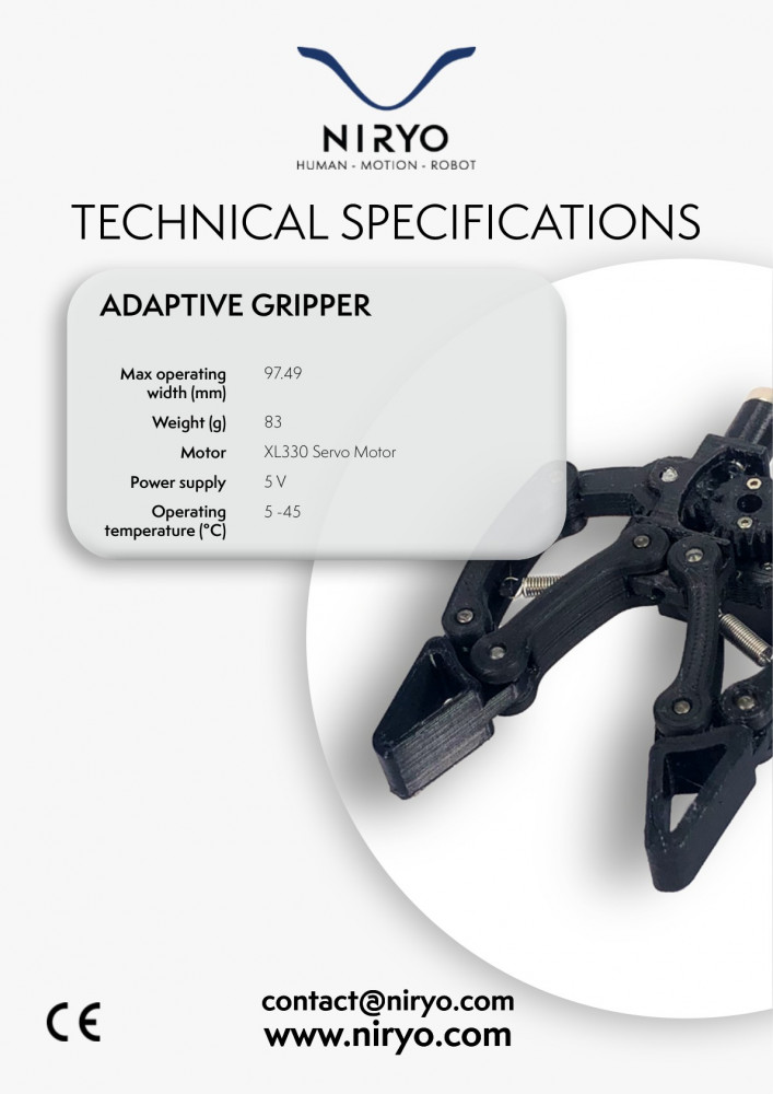 Adaptive gripper technical document preview