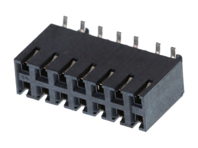 2.54mm Pitch C-Grid PCB Connector, Surface Mount, High Profile, Dual Row, Vertical, 44 Circuits