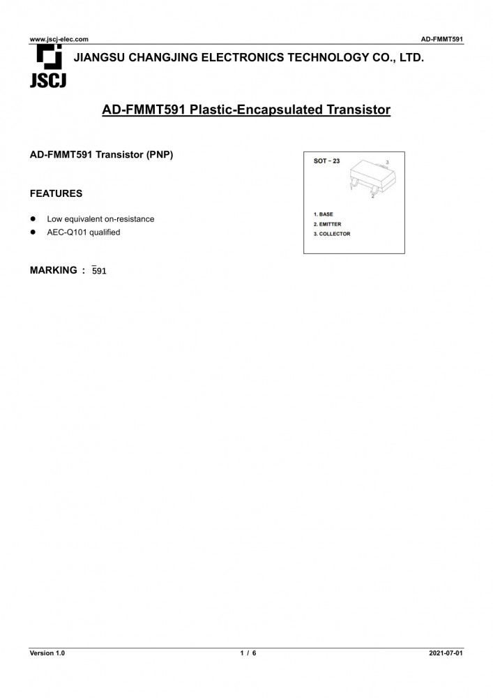 AD-FMMT591 datasheet page 1