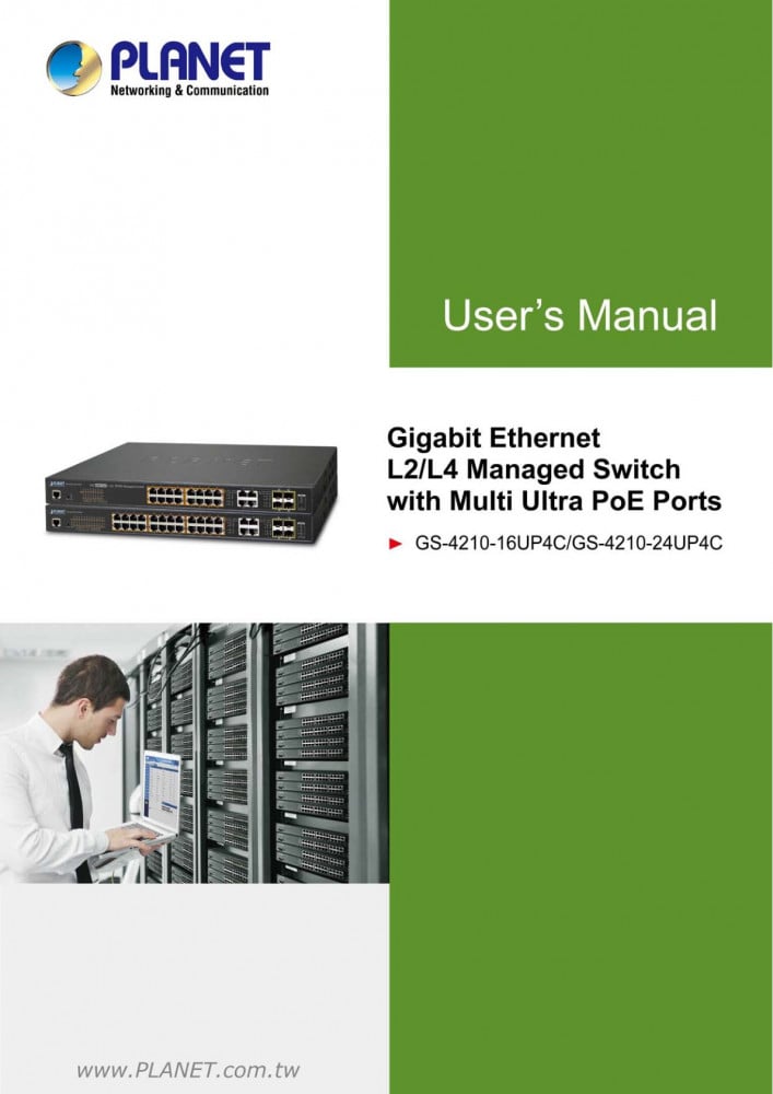 PT-GS-4210-16UP4C manual page 1