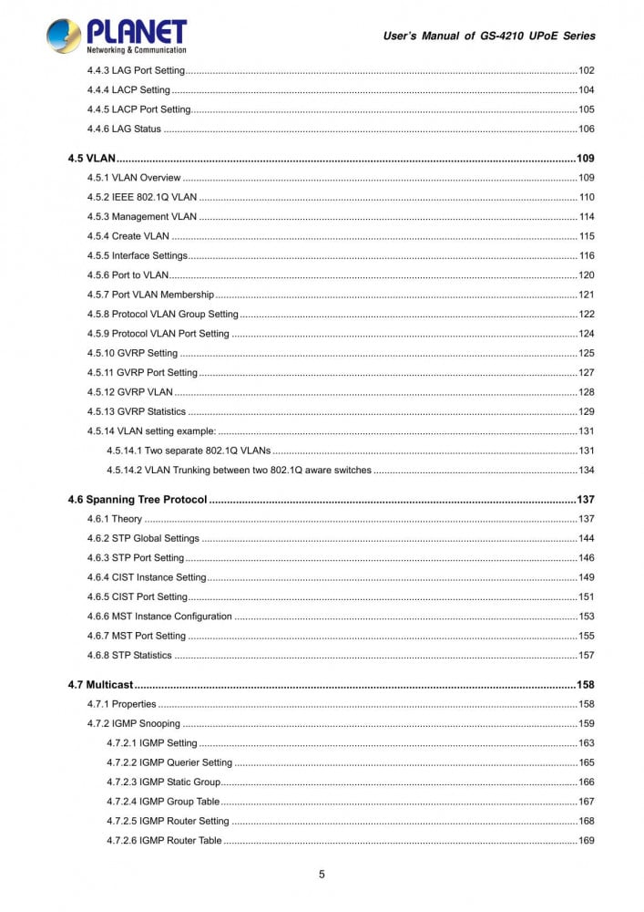 PT-GS-4210-16UP4C manual page 5