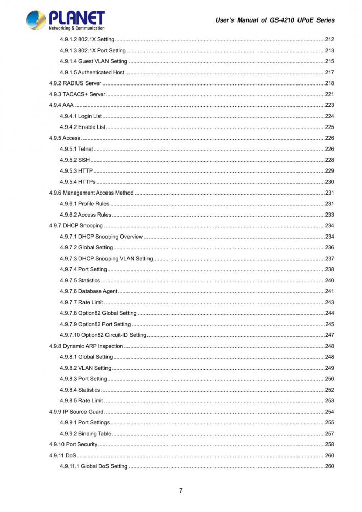 PT-GS-4210-16UP4C manual page 7