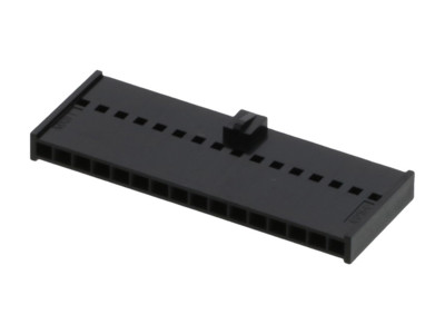 2.54mm Pitch C-Grid III Crimp Housing Single Row, 18 Circuits, Black