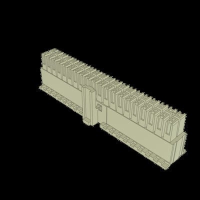 Samtec IPD1-19-D Rectangular Connector Housing