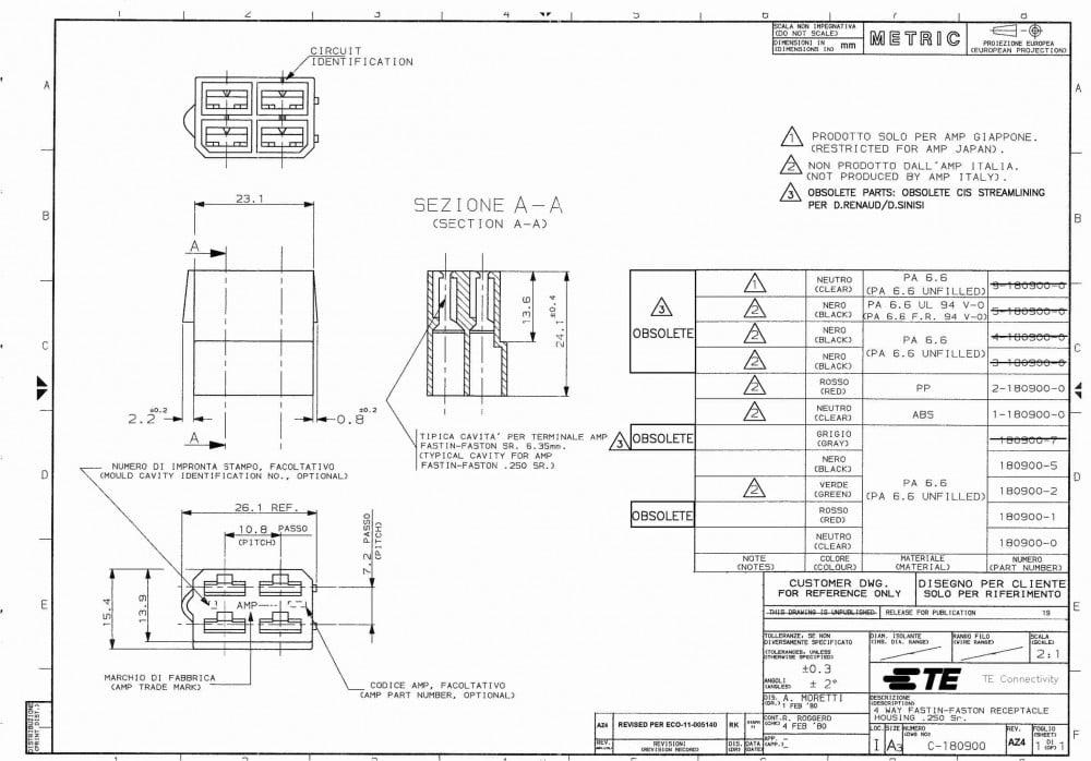 TE Connectivity 180900 technical document preview